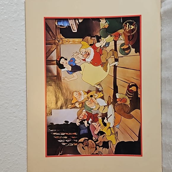 Disney | Art | Walt Disneys Snow Whites Lithograph Of 3 114 Posters ...